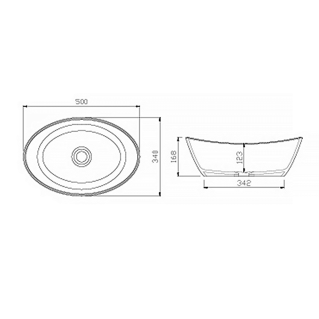 Butler & Rose Audrey Stone Resin Countertop Basin | Tap Warehouse