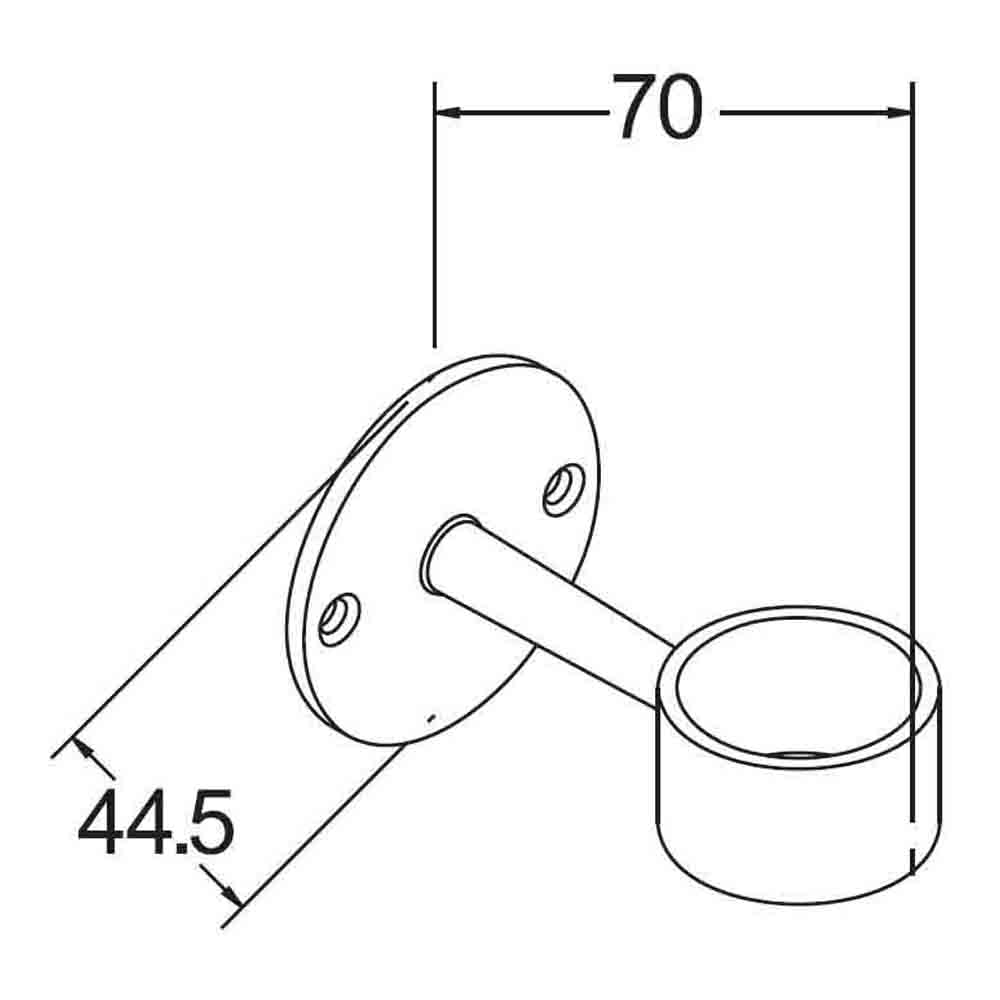 Deva Wall Mounted Hose Retainer | Tap Warehouse