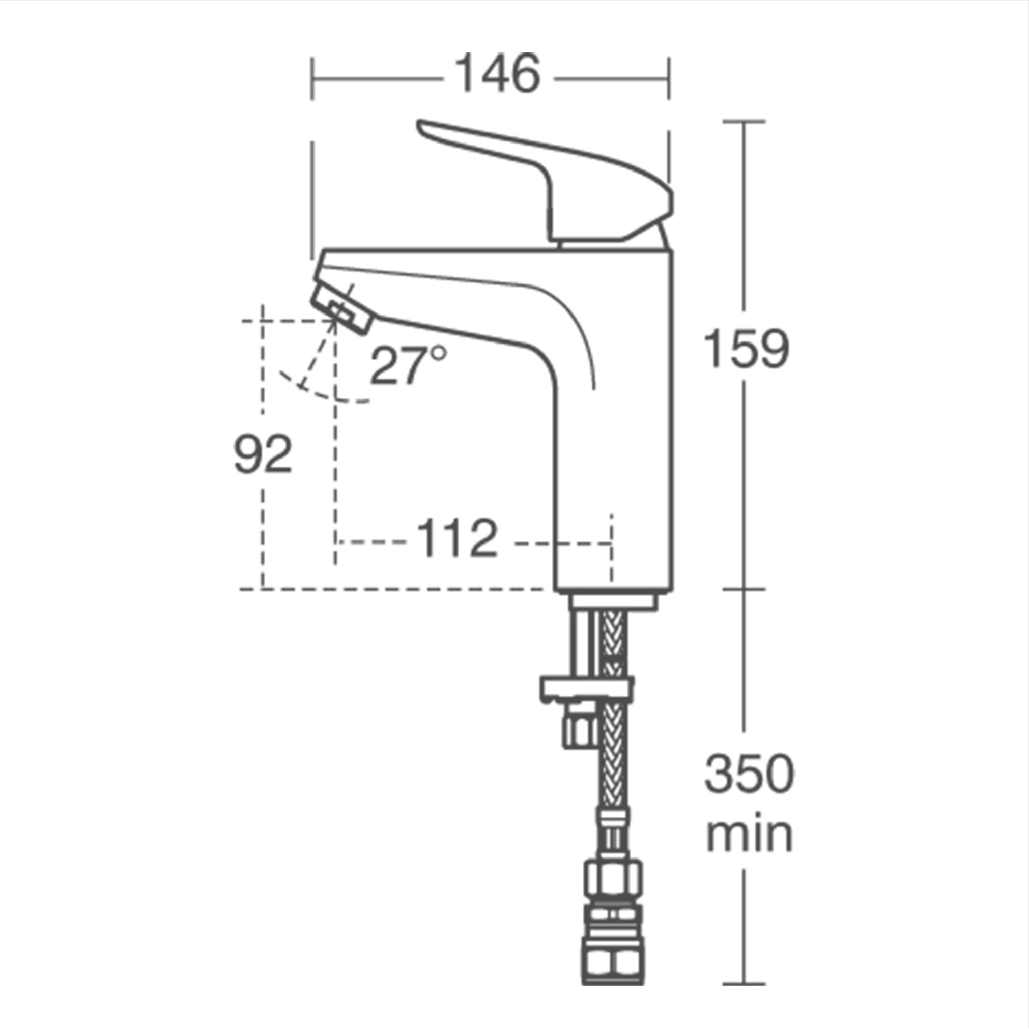 Ideal Standard Ceraflex Mono Deck Mounted Bath Filler Tap | Tap Warehouse