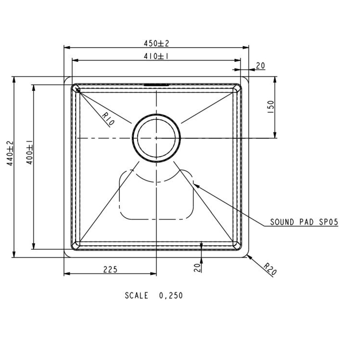 Vellamo Designer Single Bowl Inset/Undermount Stainless Steel Kitchen ...