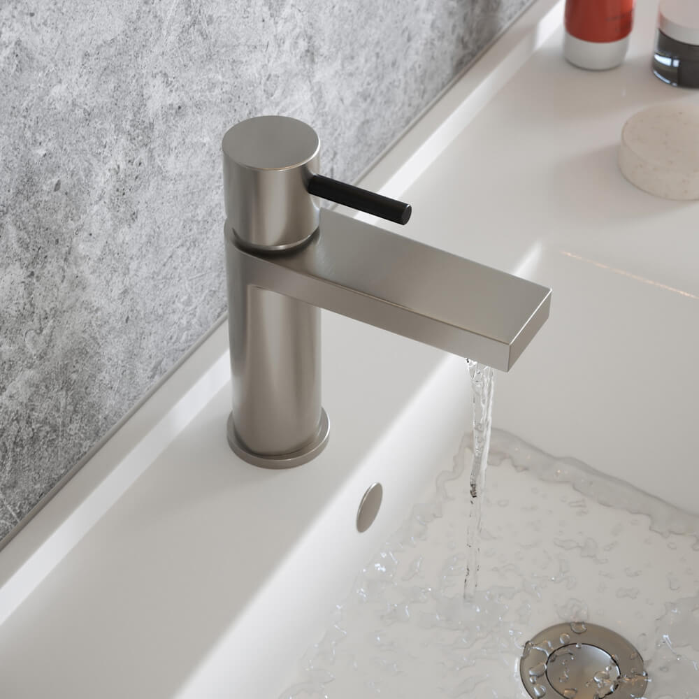 Brushed Finish Bathroom Taps | Brushed Stainless Steel Taps | Tap Warehouse