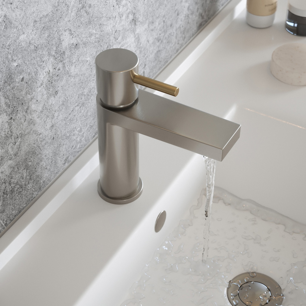 Brushed Finish Bathroom Taps | Brushed Stainless Steel Taps | Tap Warehouse