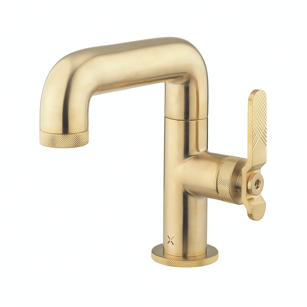 Crosswater Union WRAS Approved Mono Basin Mixer Tap - Brushed Brass ...