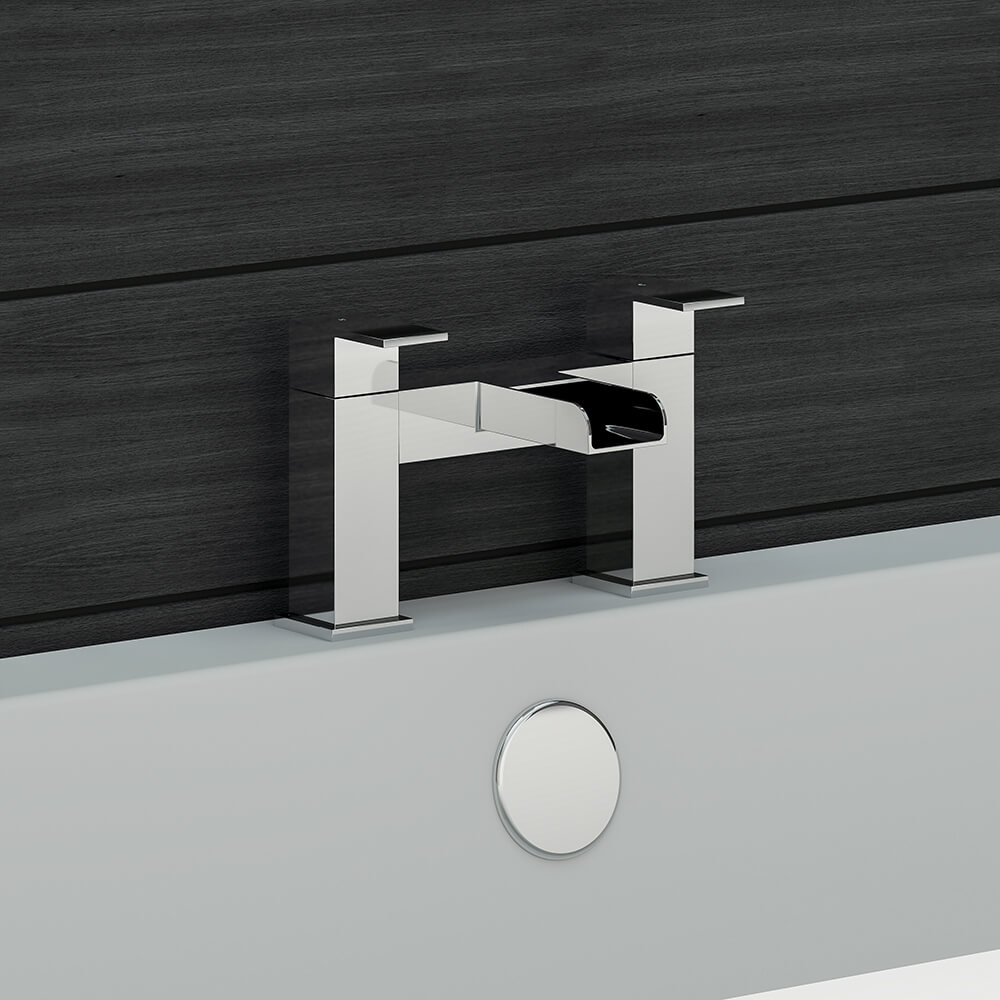 Vellamo Reve Waterfall Bath Mixer Tap | Tap Warehouse